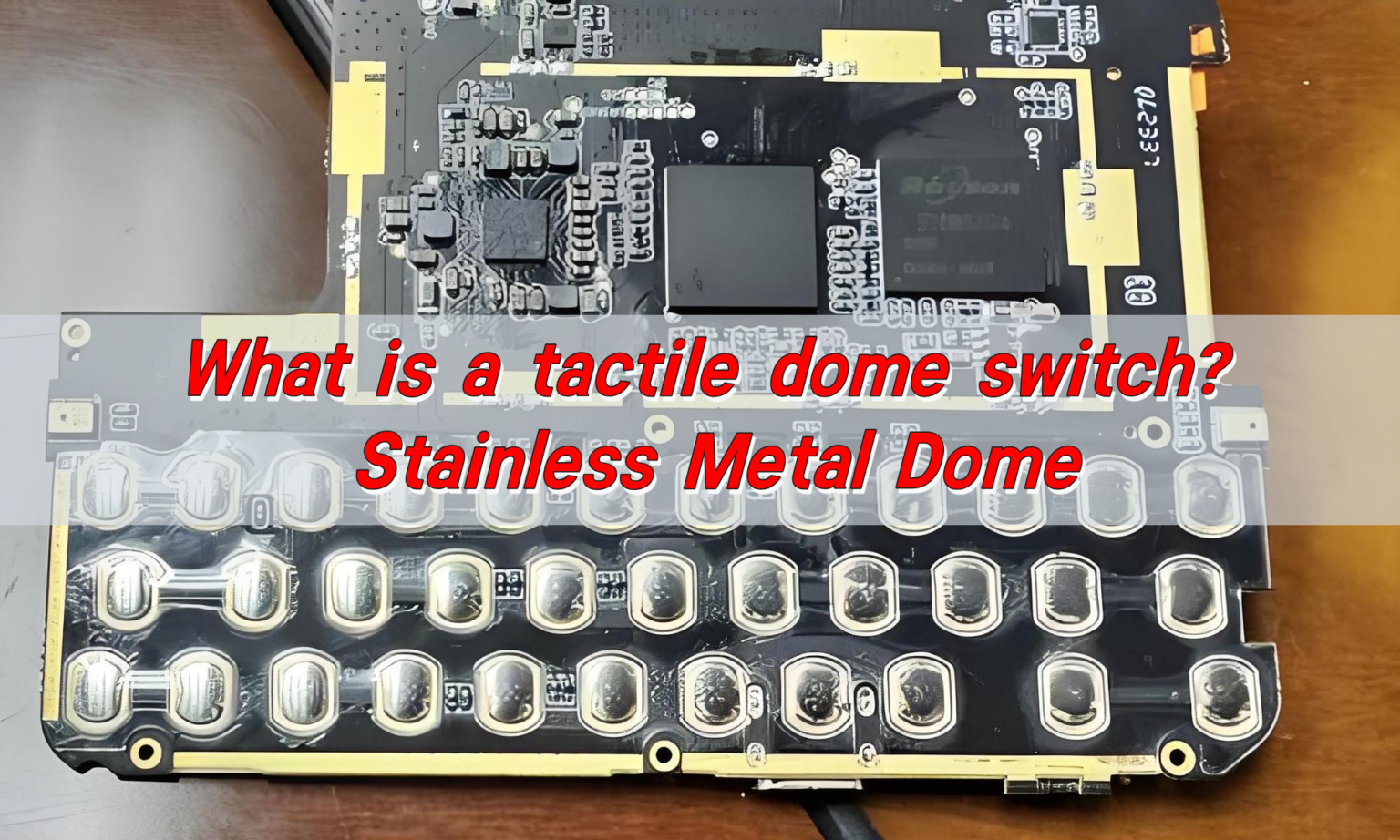 What is a tactile dome switch? Stainless Metal Dome