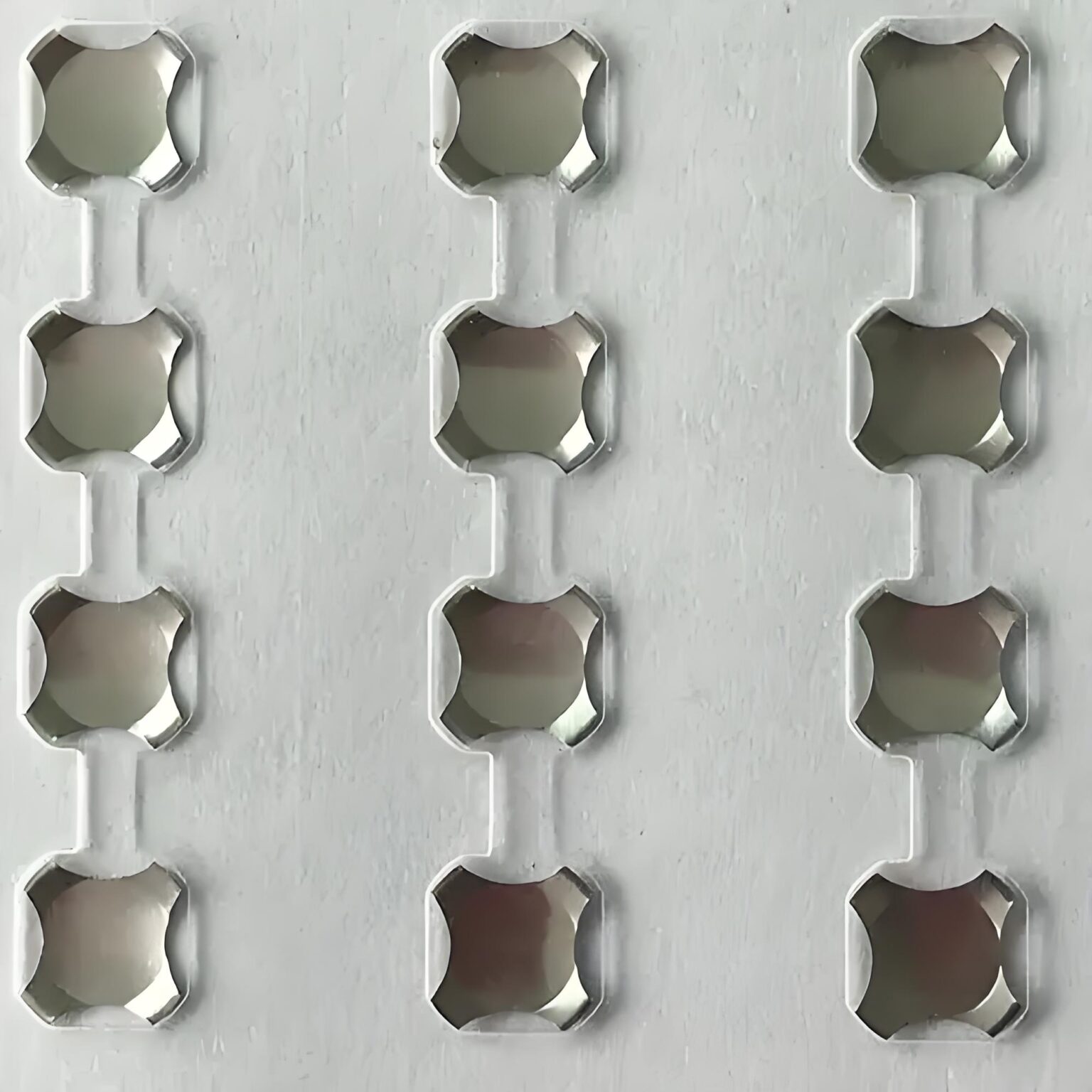 What is a double metal dome array?