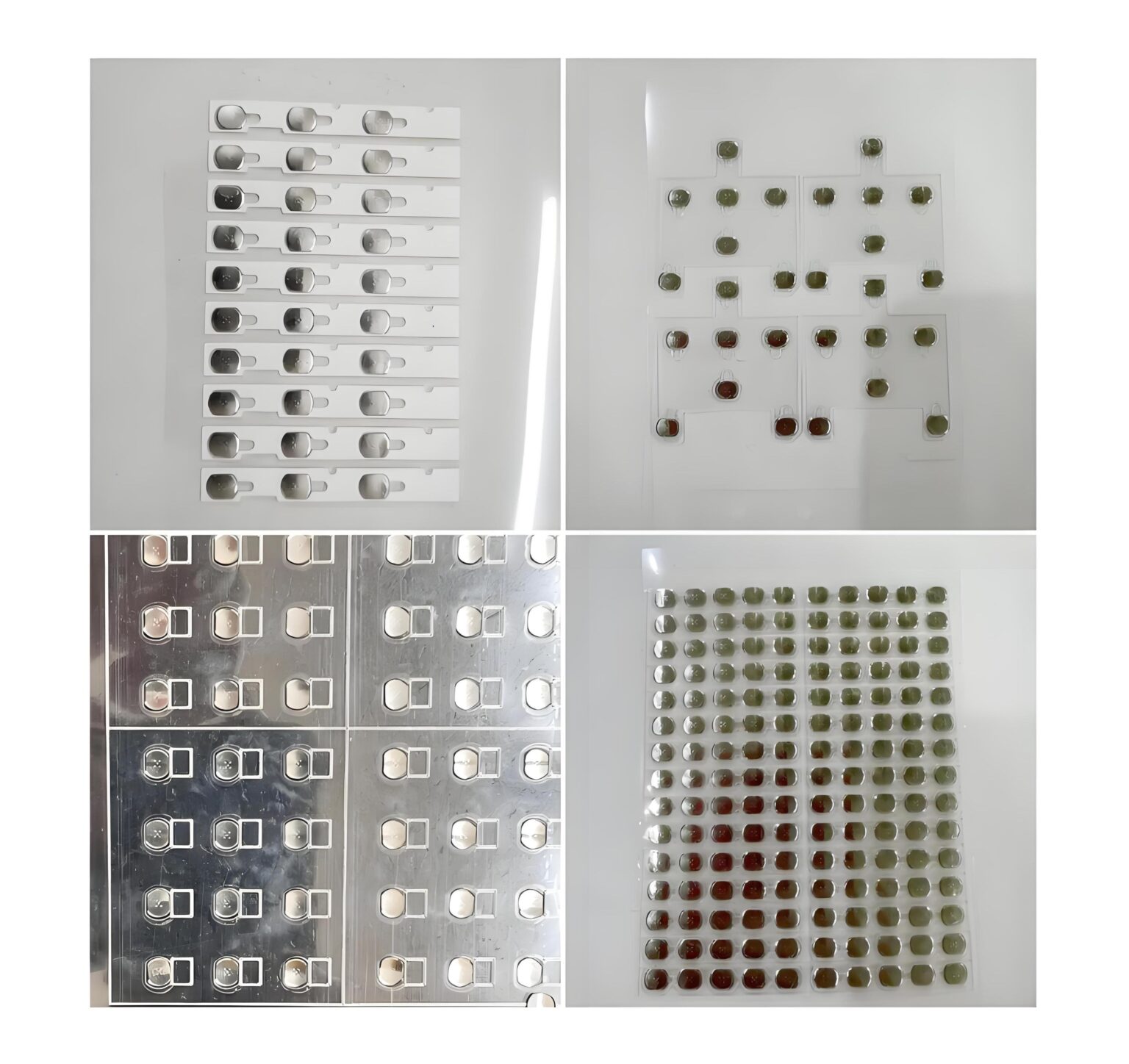 What is a double metal dome array?