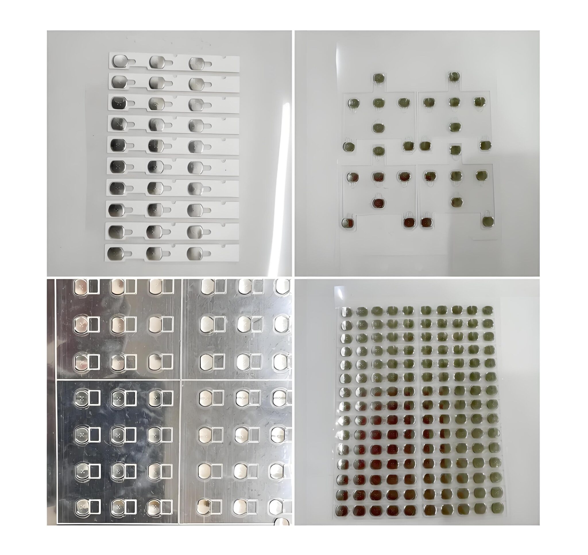 What is a double metal dome array?