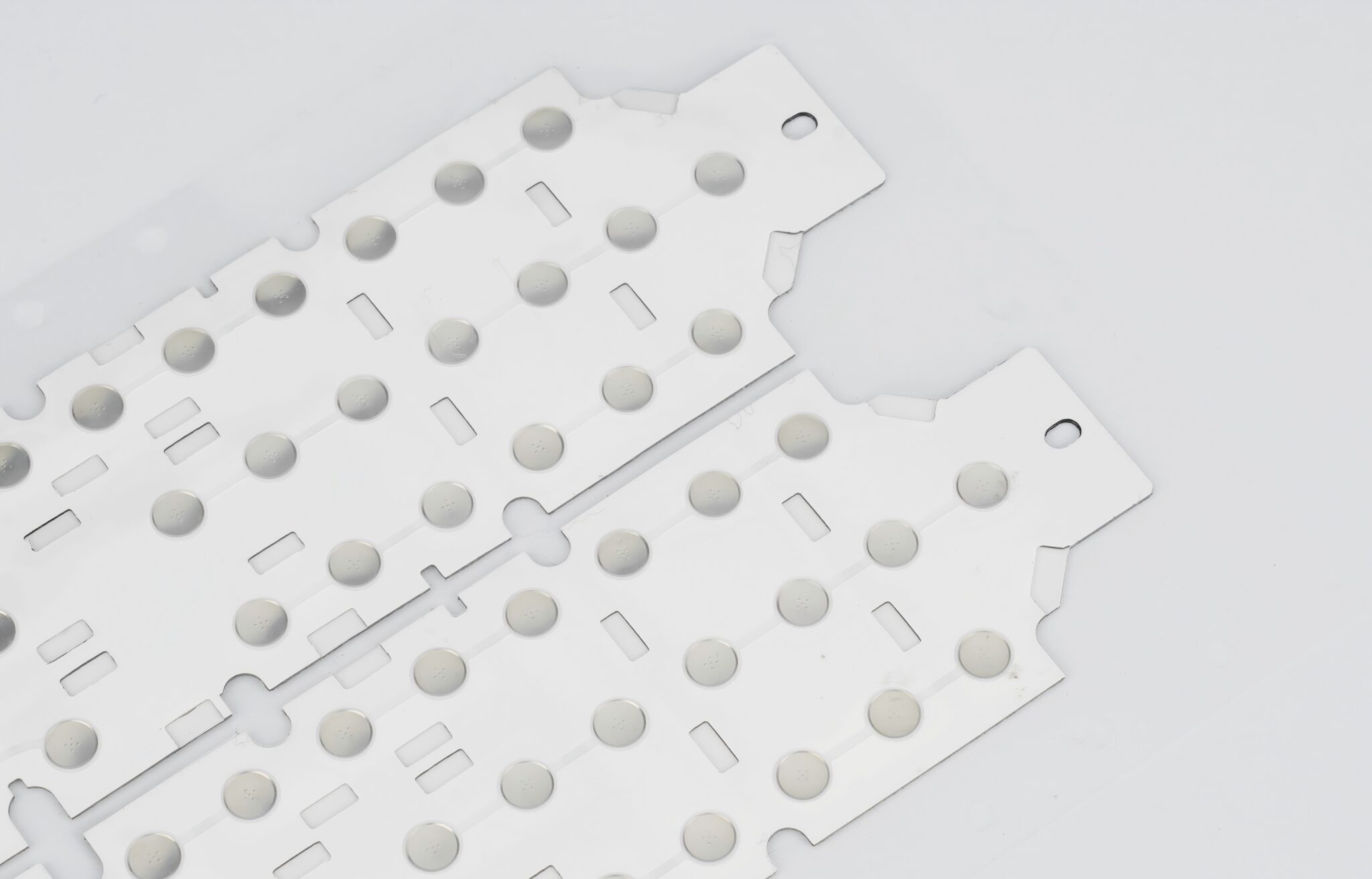 Metal dome array for membrane switch, Metal dome switch