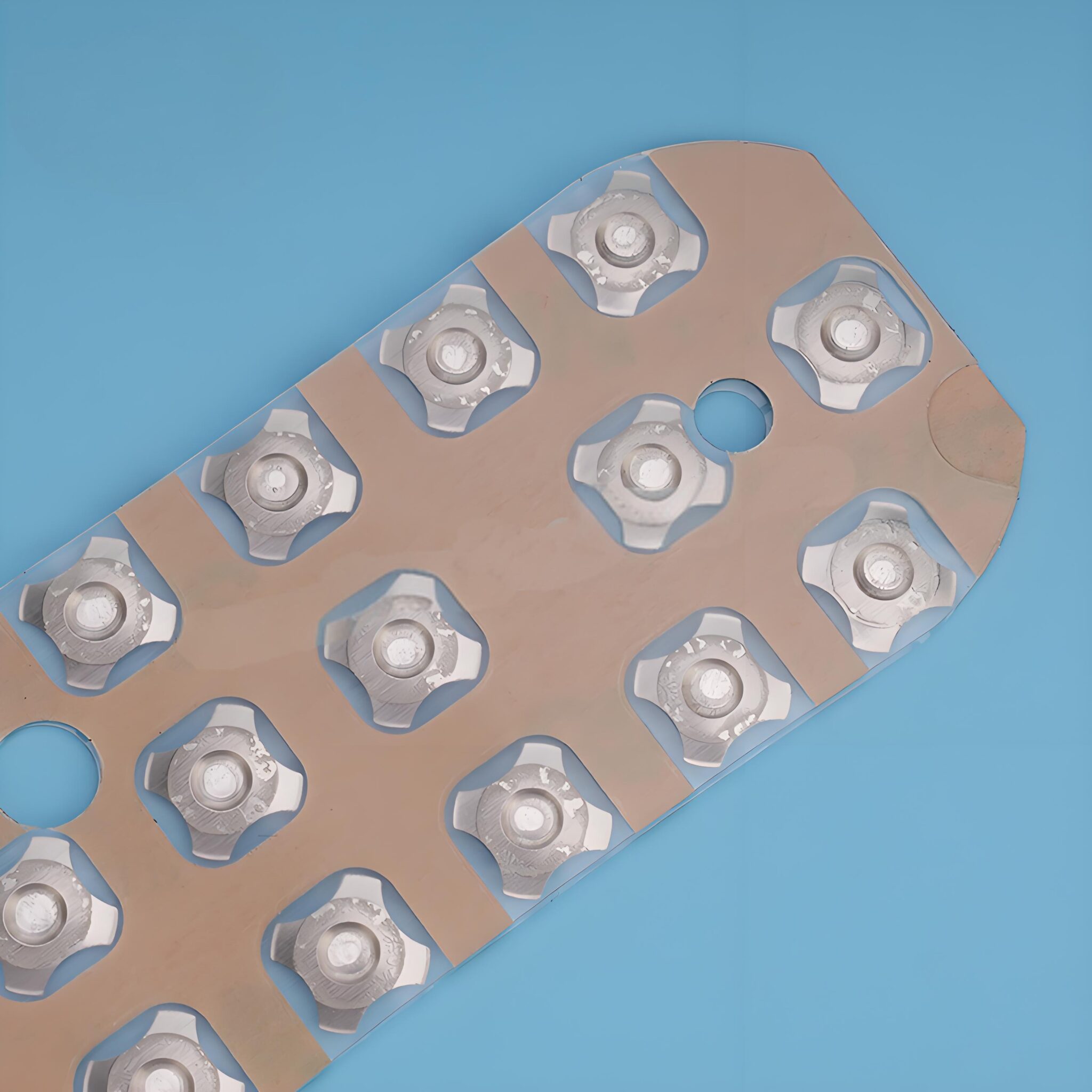 What is a stainless steel metal dome array?