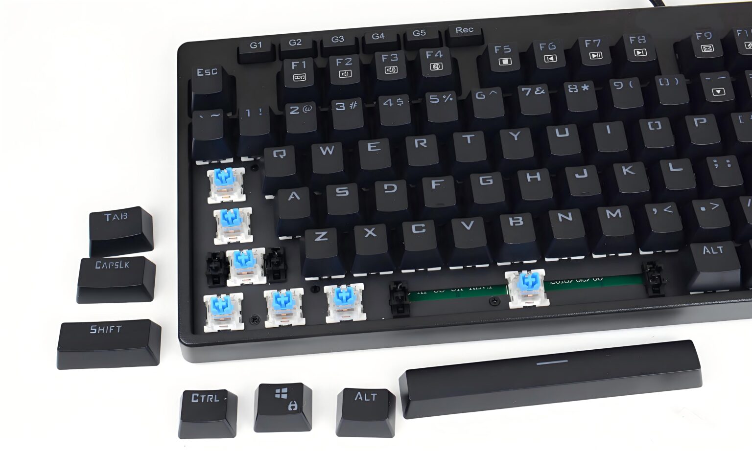 What are the different types of mechanical keyboard switches?