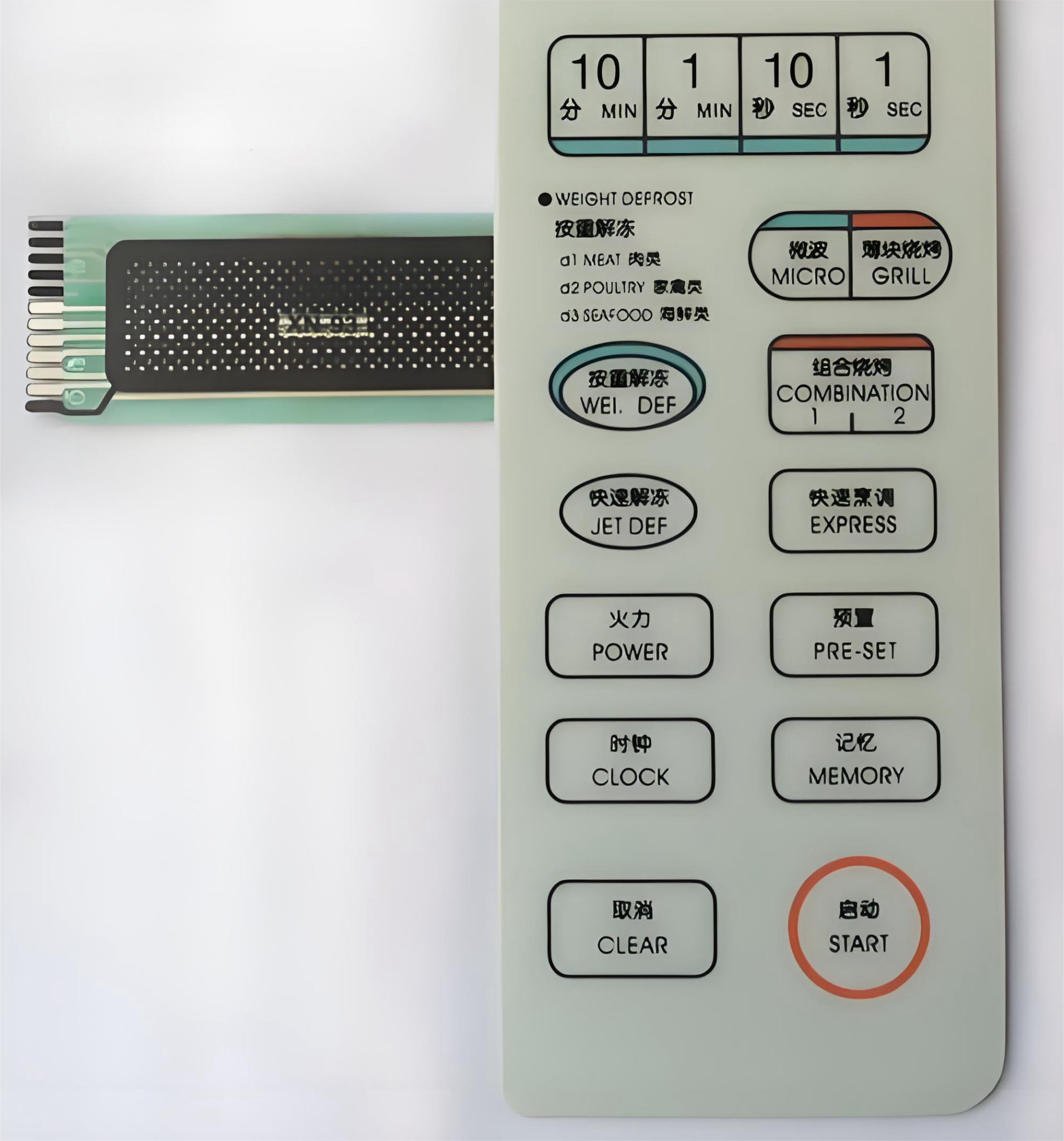 Metal Dome for Microwave Control Panel, Metal Dome Array