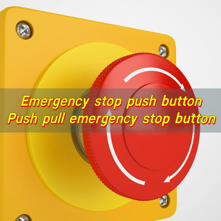 Emergency stop push button, Push pull emergency stop button